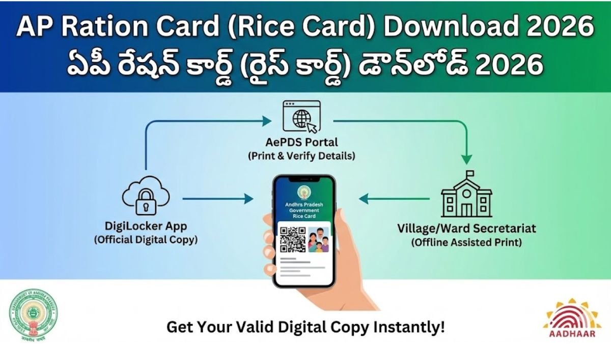 AP Ration Card Download process 2026: Step-by-Step PDF Guide